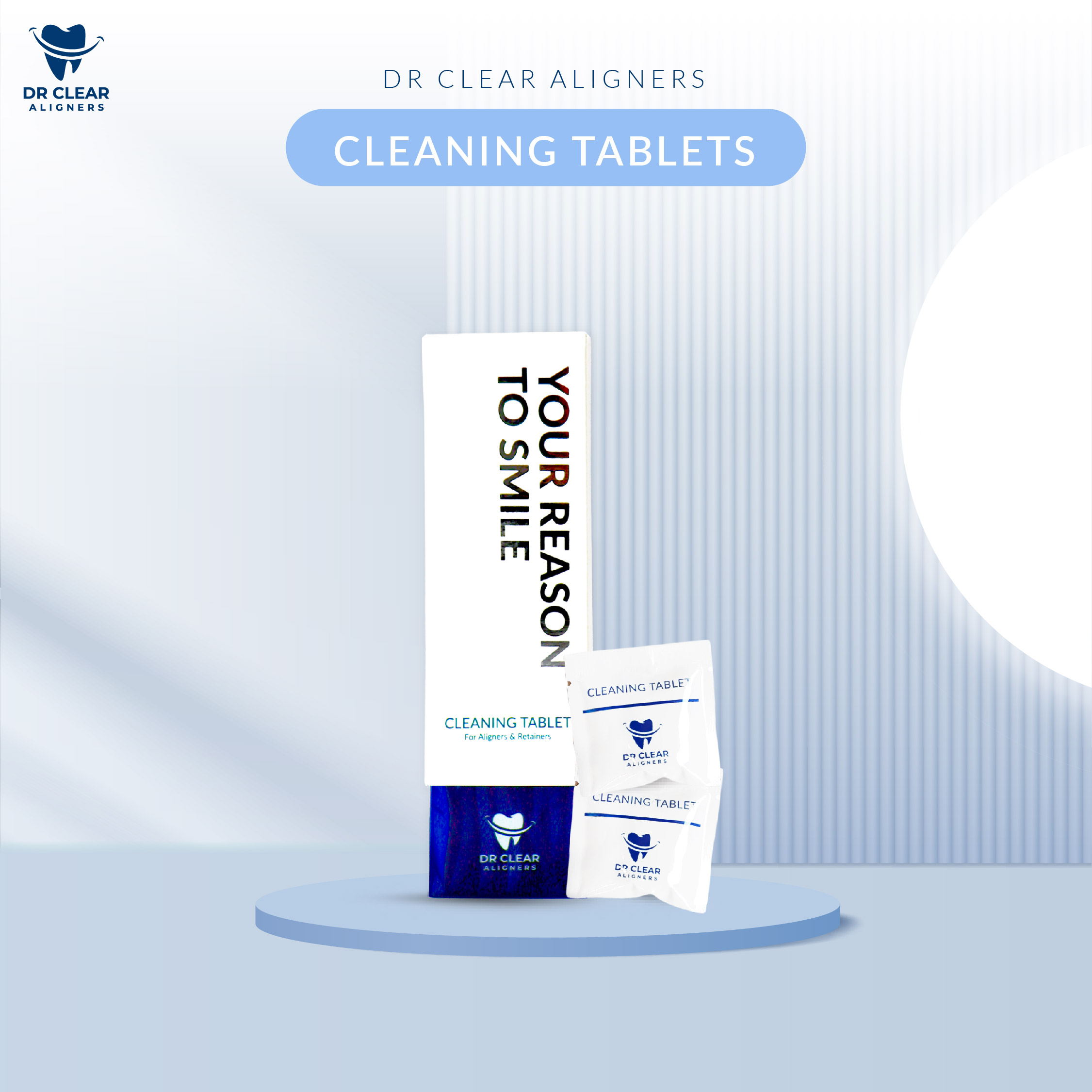 Dr Clear Aligners Cleaning Tablets - Dr Clear Aligners Singapore